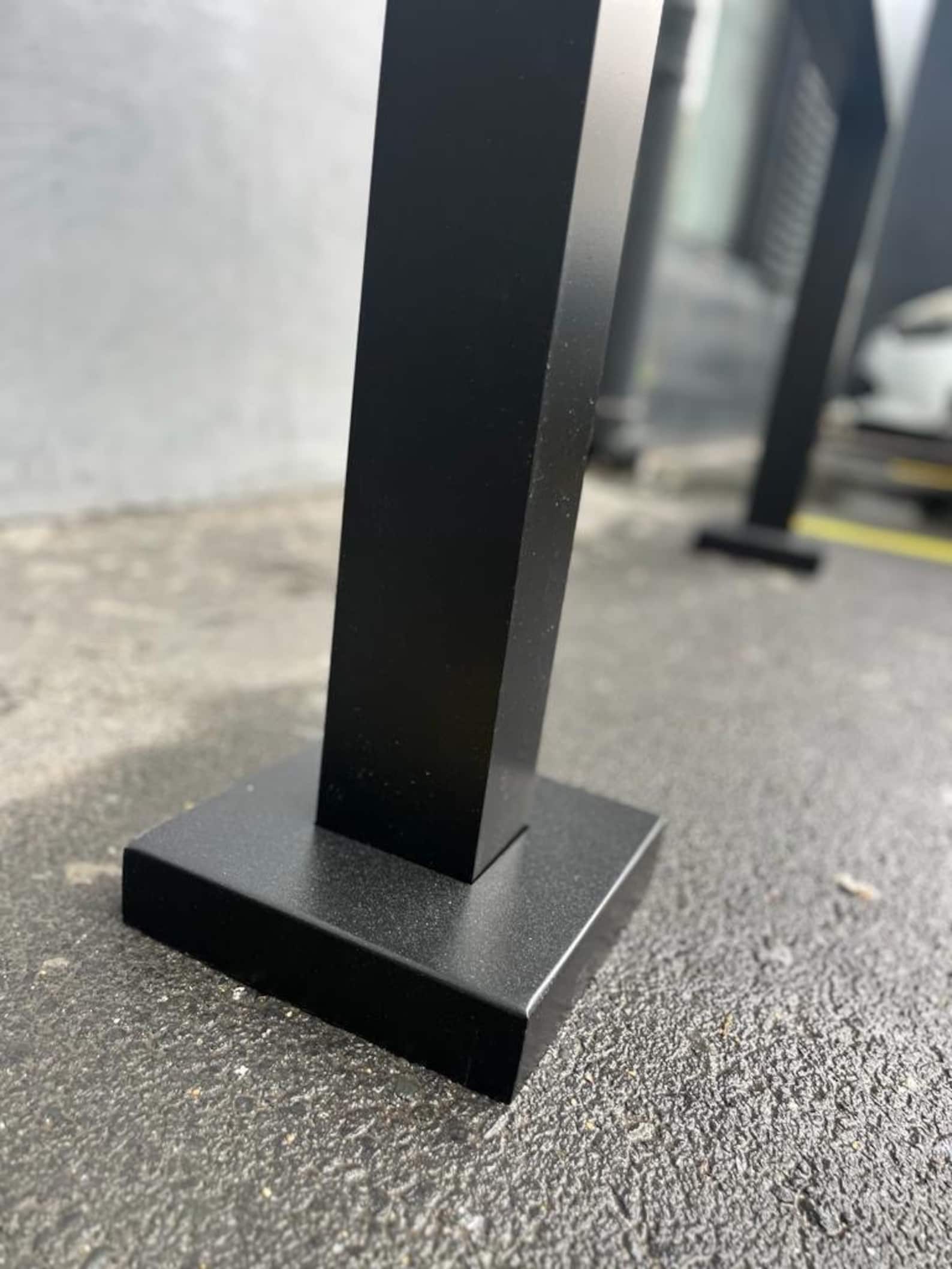 Upright Standing Post Sign With Gold Wording or Company Logo for ...