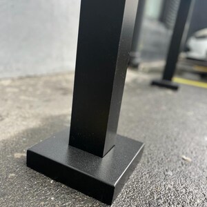 Upright Standing Post Sign With Gold Wording or Company Logo for ...