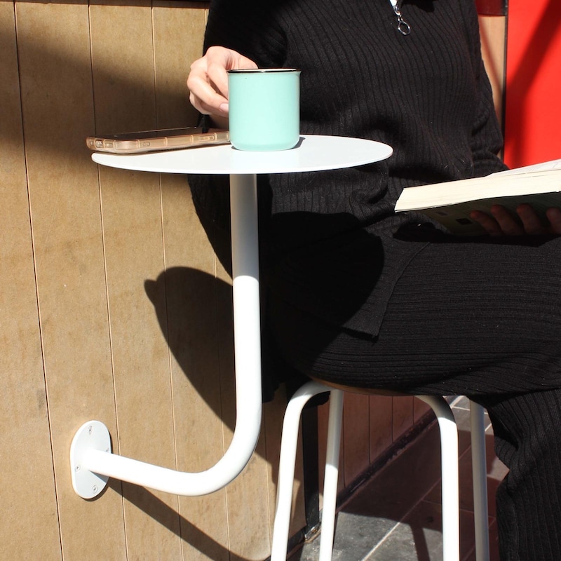 Metal Wall Mounted Table - Etsy