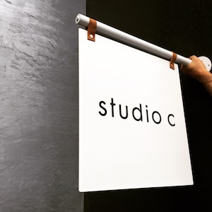 Hanging Double Sided Flag Sign - Custom Storefront Sign -outdoor ...