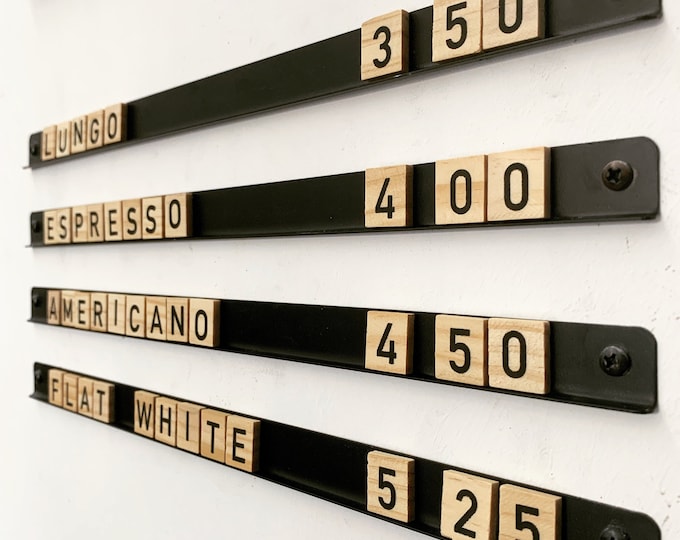 Tile Letter Menu Board - Etsy Canada