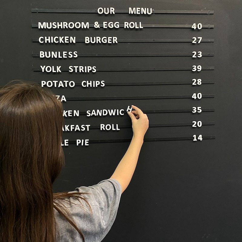Magnetic Menu Board - Etsy