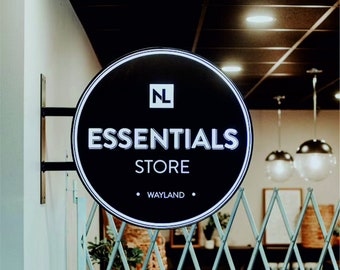 Illuminated Blade Sign - Etsy