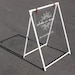 A Frame Sidewalk Sign Flying Logo on Clear Acrylic - Etsy