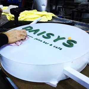 Custom Illuminated Blade Sign - Waterproof Double Sided Outdoor Sign ...