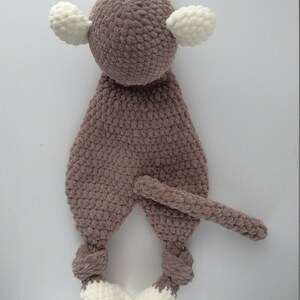 Monkey Snuggler Toy Jungle Nursery Decor Monkey Lovey Toddler Snuggler ...