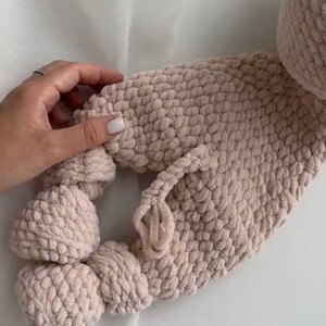 Elephant Lovey CROCHET PATTERN. Amigurumi Tutorial for Plush Snuggler ...