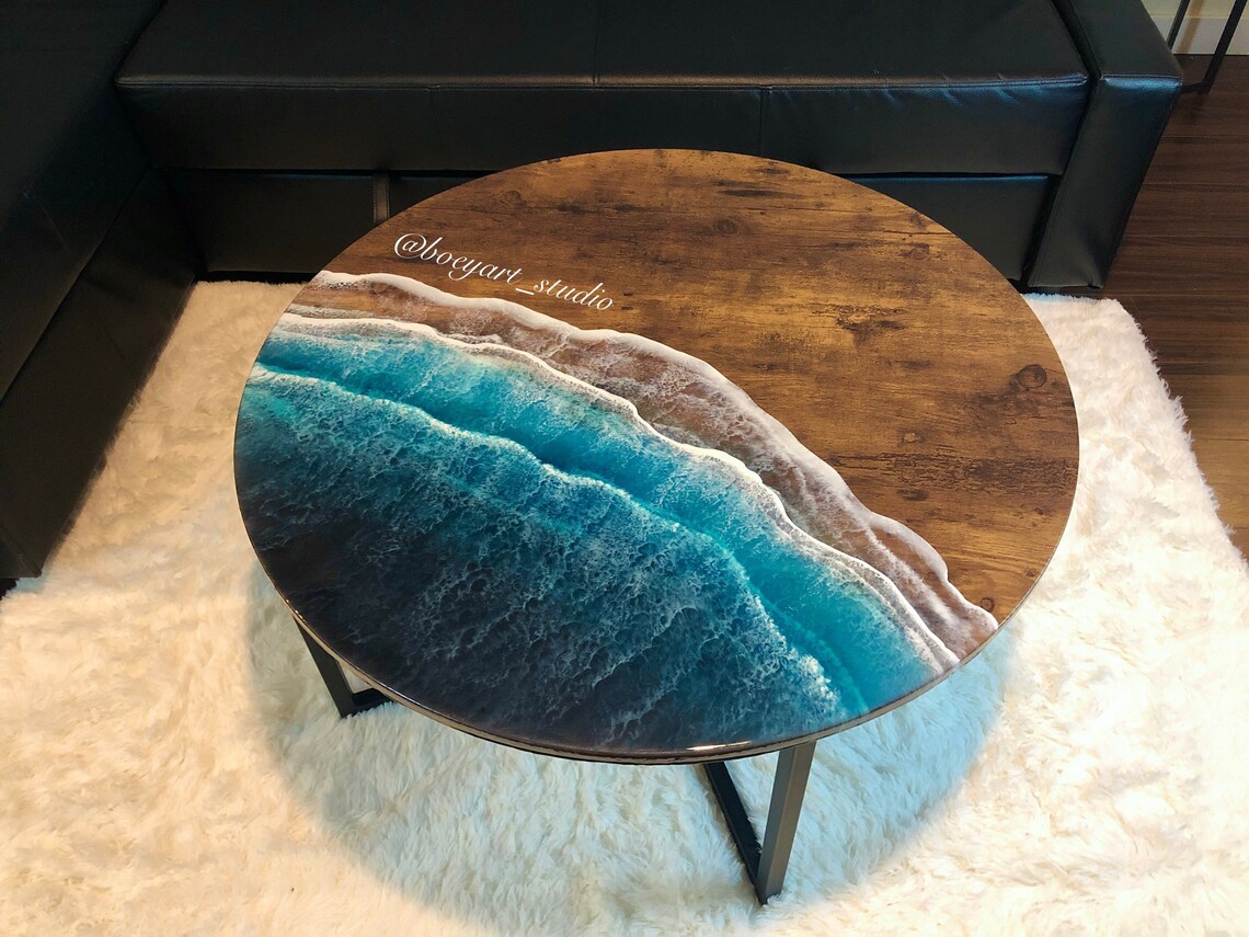 Made-to-order Ocean Coffee Table Ocean Table Home - Etsy