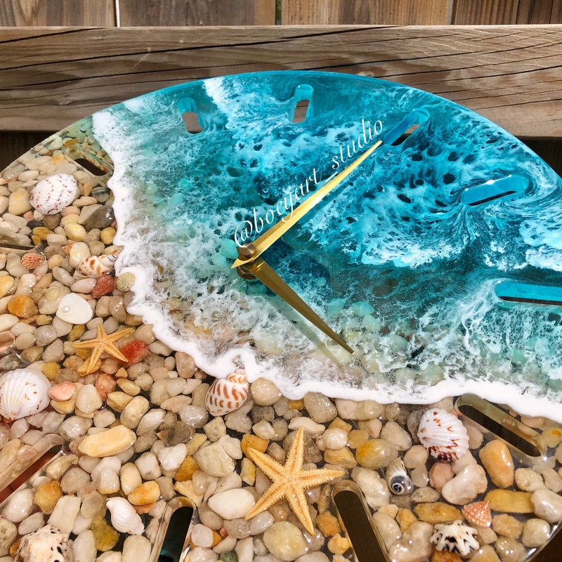 Beach Clock - Etsy