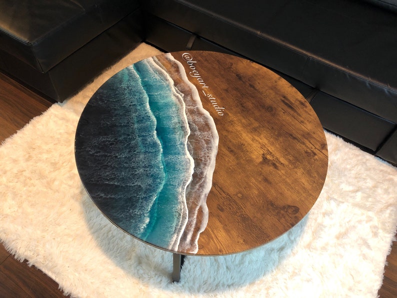 Made-to-order Ocean Coffee Table Ocean Table Home - Etsy