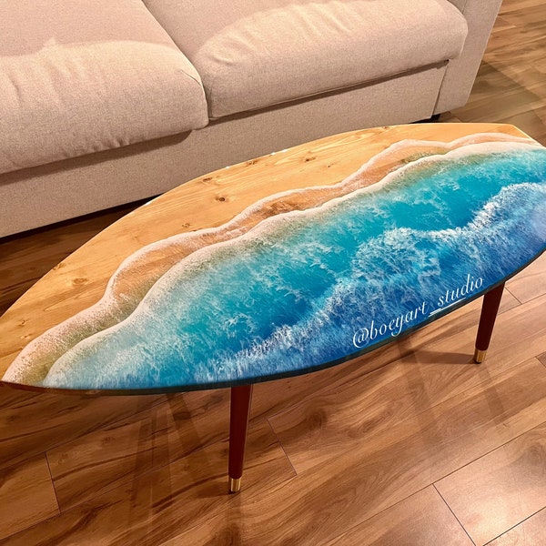 Surfboard Table - Etsy