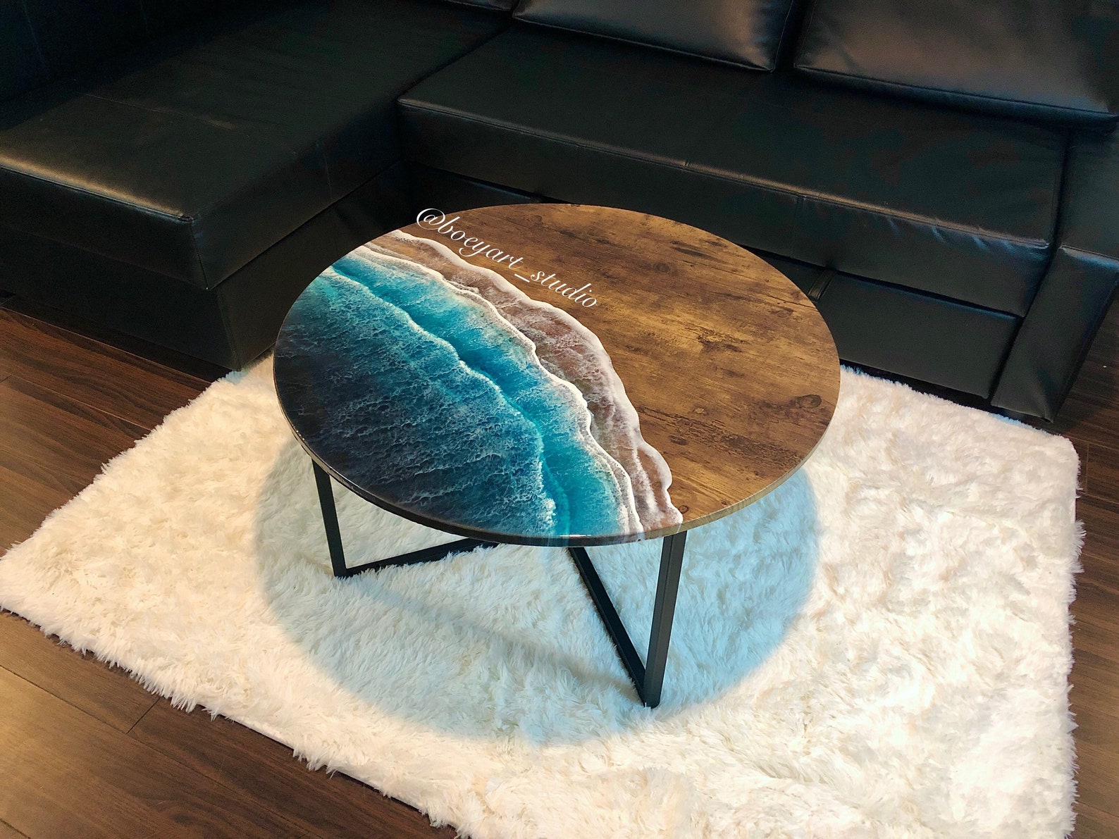 Made-to-order Ocean Coffee Table Ocean Table Home - Etsy