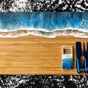 Large Ocean Cheese Board, Personalized Laser Engraving, Made-to-order ...
