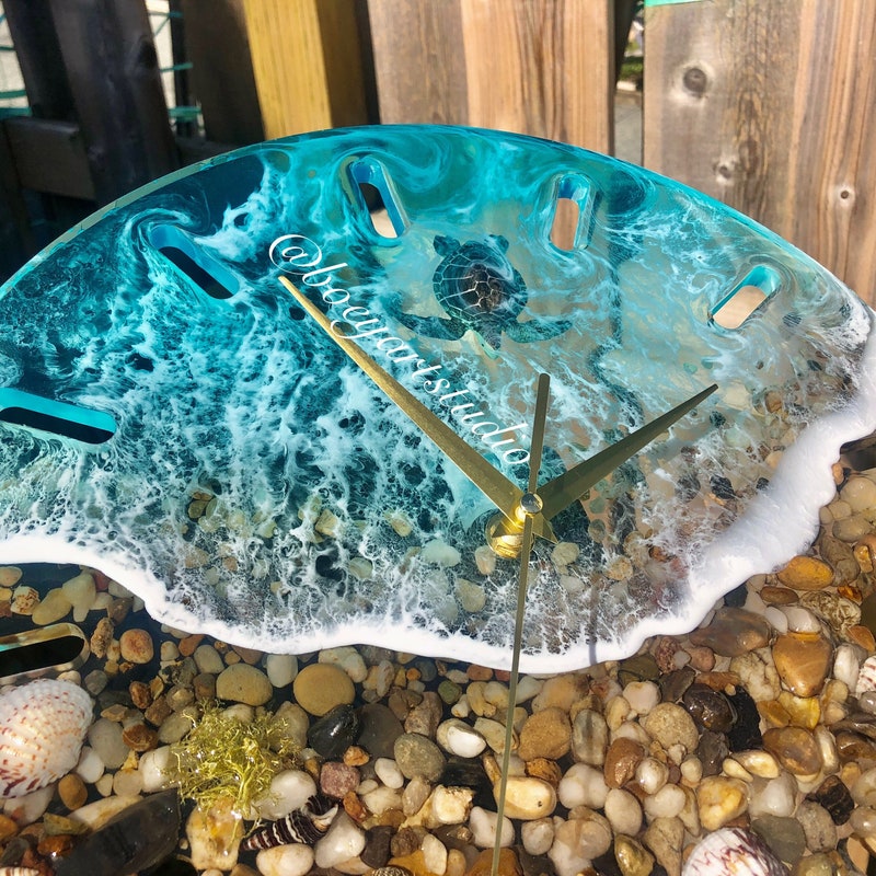 Seashell Clock - Etsy