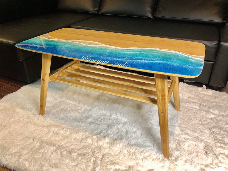Made-to-order Ocean Coffee Table Ocean Table Home - Etsy