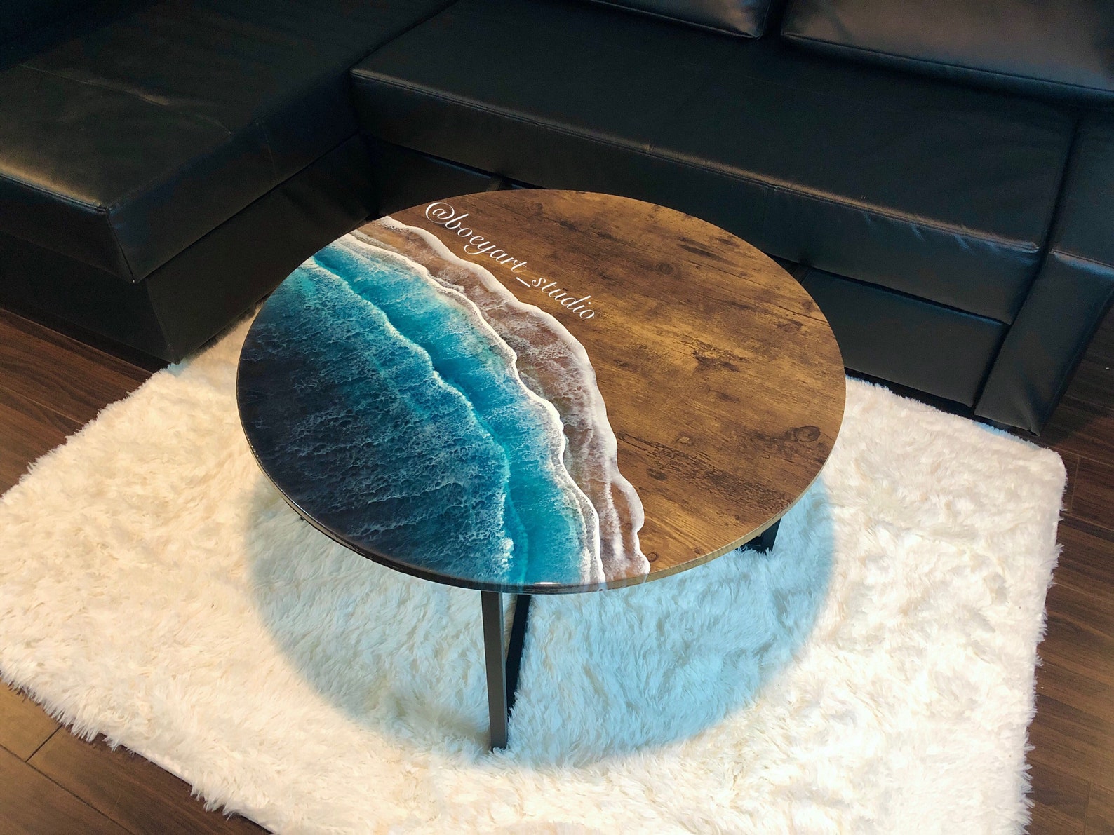Made-to-order Ocean Coffee Table Ocean Table Home - Etsy
