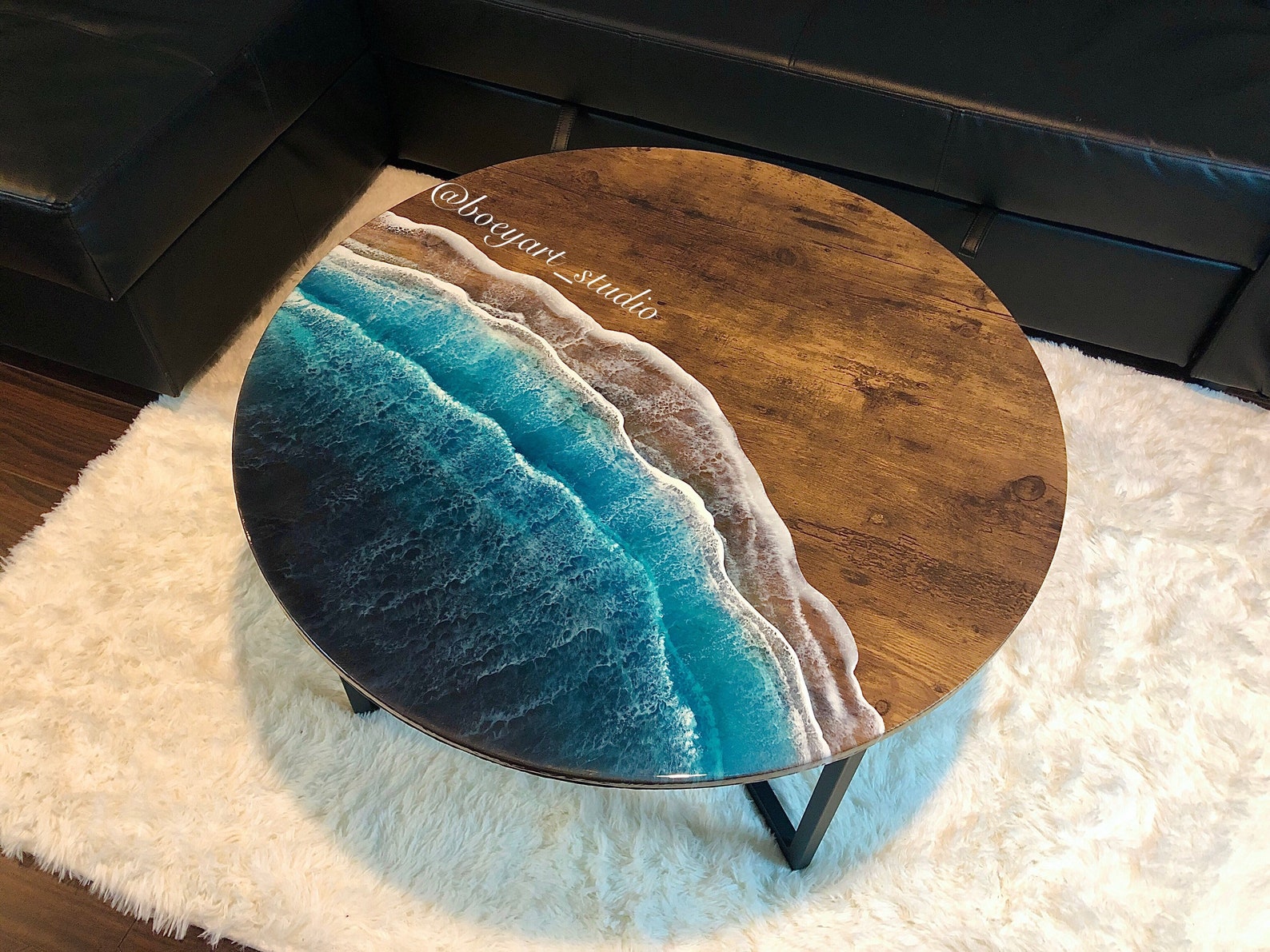 Made-to-order Ocean Coffee Table Ocean Table Home - Etsy