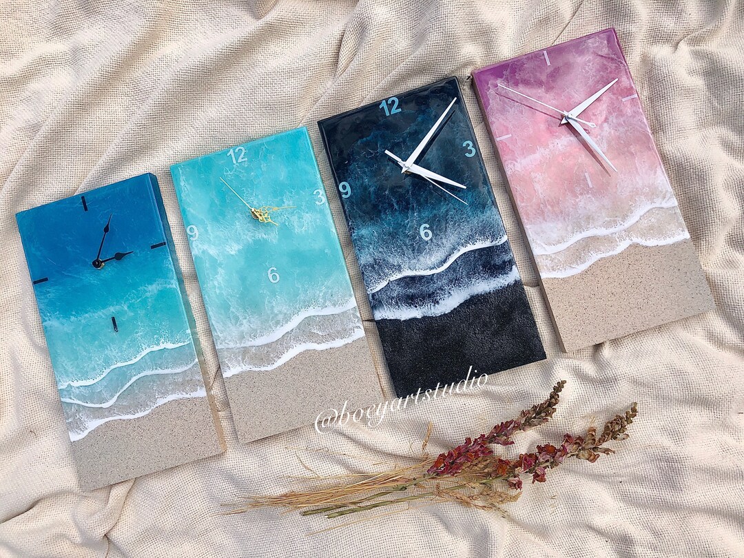 Ocean Clock(made to Order), Wall Clock, Home Decor - Etsy