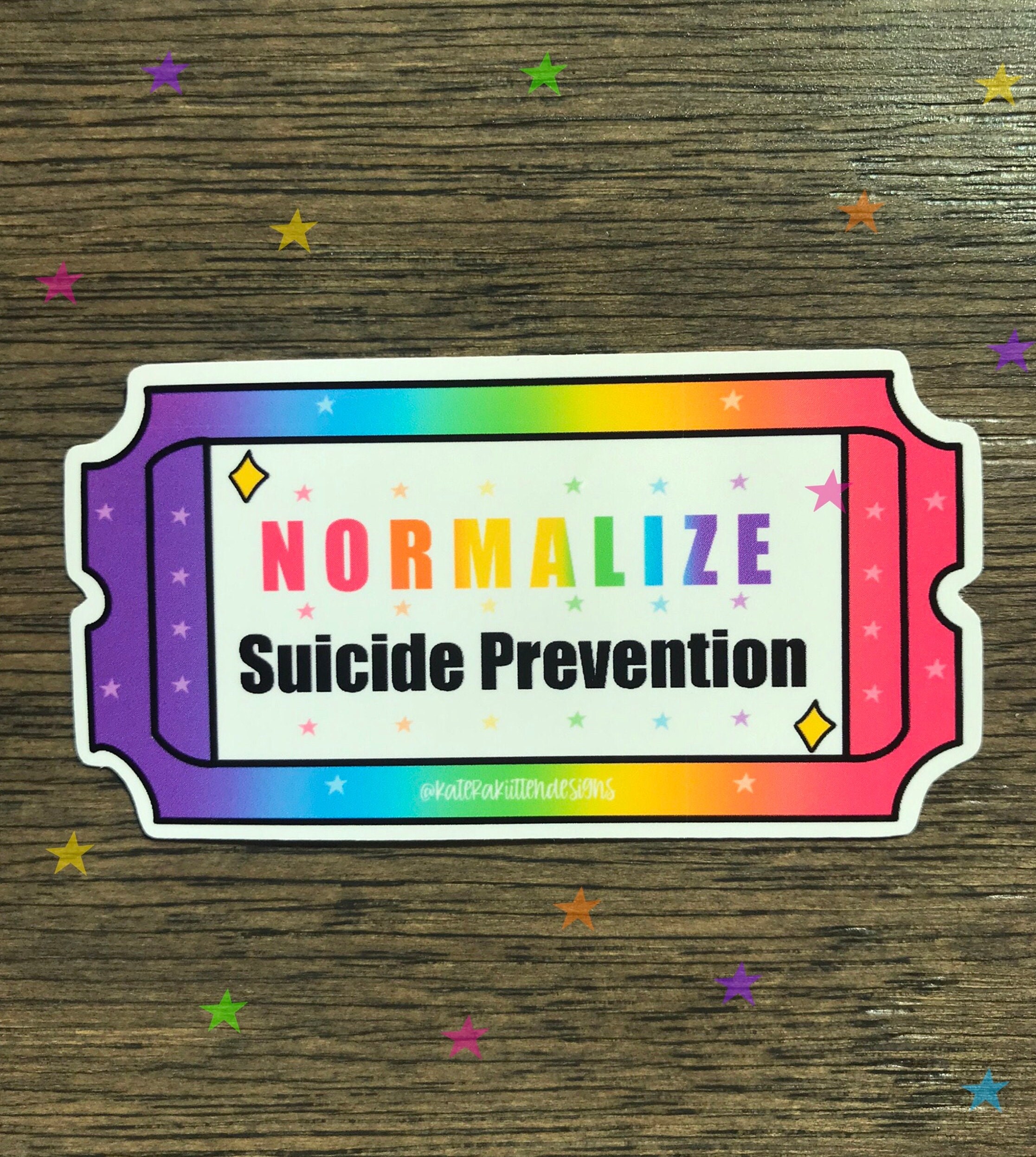 Normalize Therapy Sticker Mental Health Awareness Stickers - Etsy