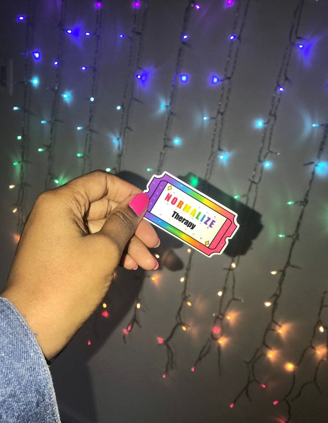 Normalize Therapy Sticker, Mental Health Awareness Stickers, Suicide ...