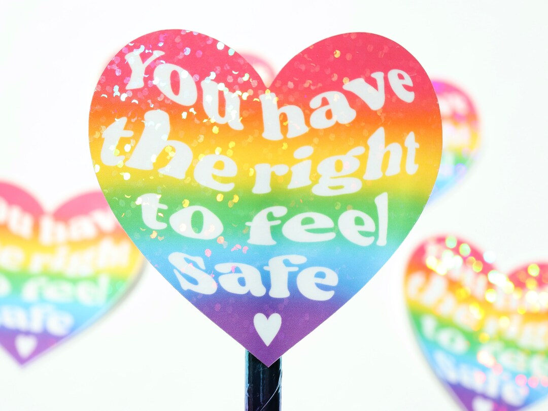 You Have the Right to Feel Safe Sticker, Trauma Healing Sticker ...