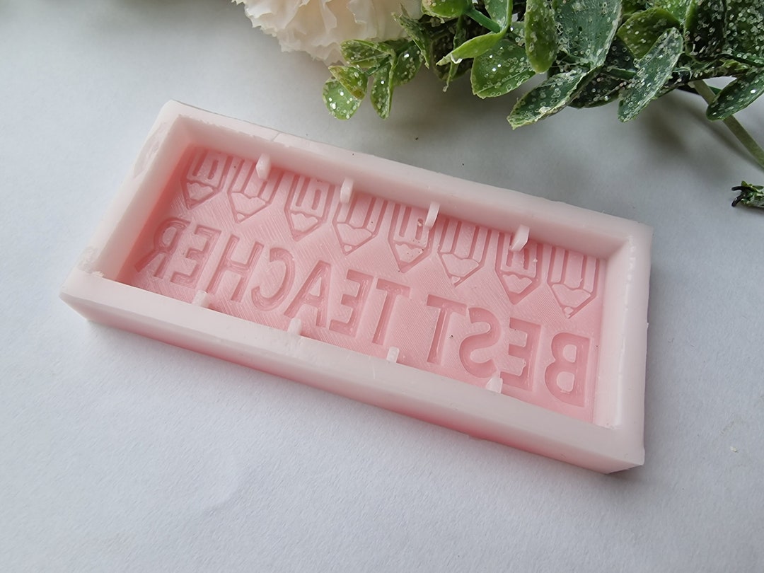 Best Teacher Mould, Pencil Best Teacher Snapbar Mould, Pencil Best ...