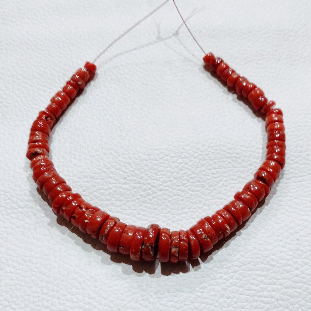 Mediterranean Red Coral Beads, 100% Natural Italian Red Coral Beads ...