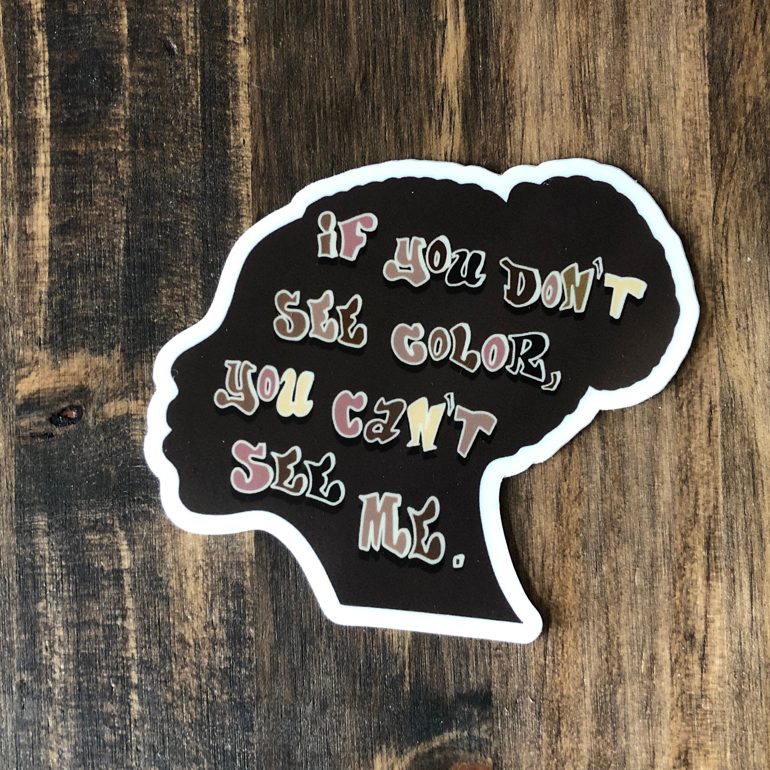 If You Don't See Color Sticker Silhouette - Etsy