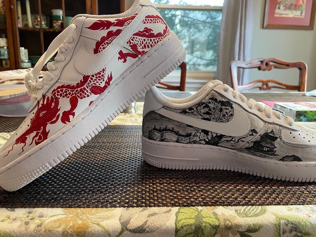 ANY DESIGN Custom Nike Air Force 1s - Etsy