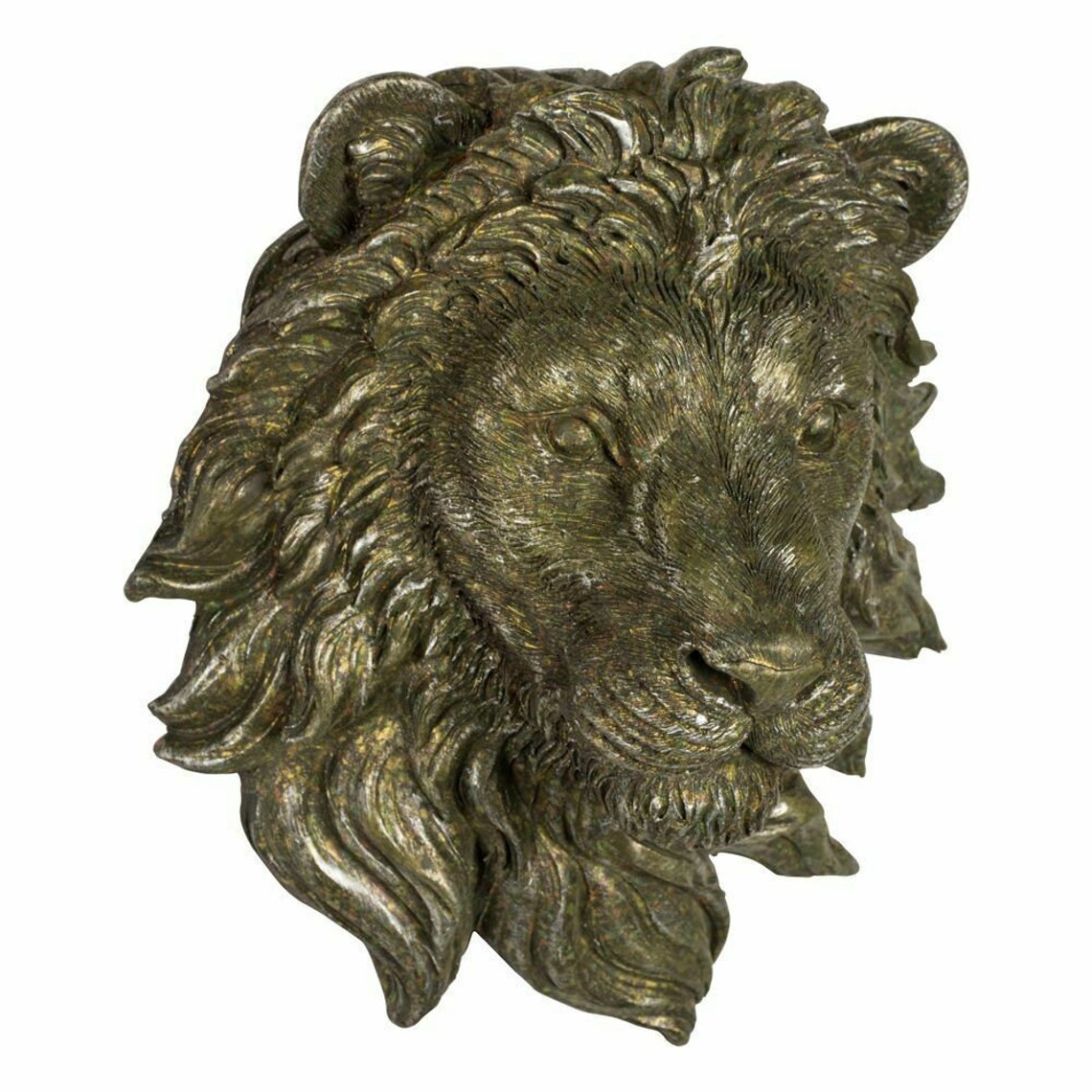 Smaller Wall Mounted Lion Head Fully assembled Free UK | Etsy