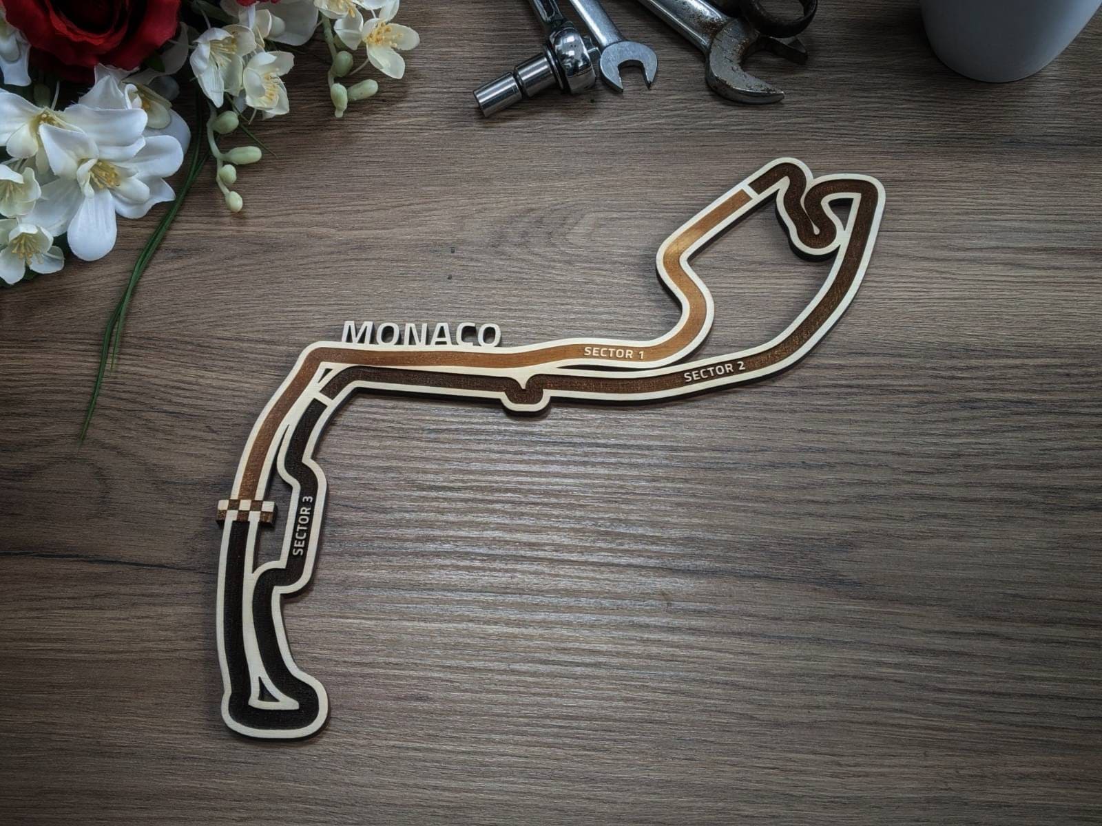 F1 Monaco Track Wall Art/decoration - Etsy UK