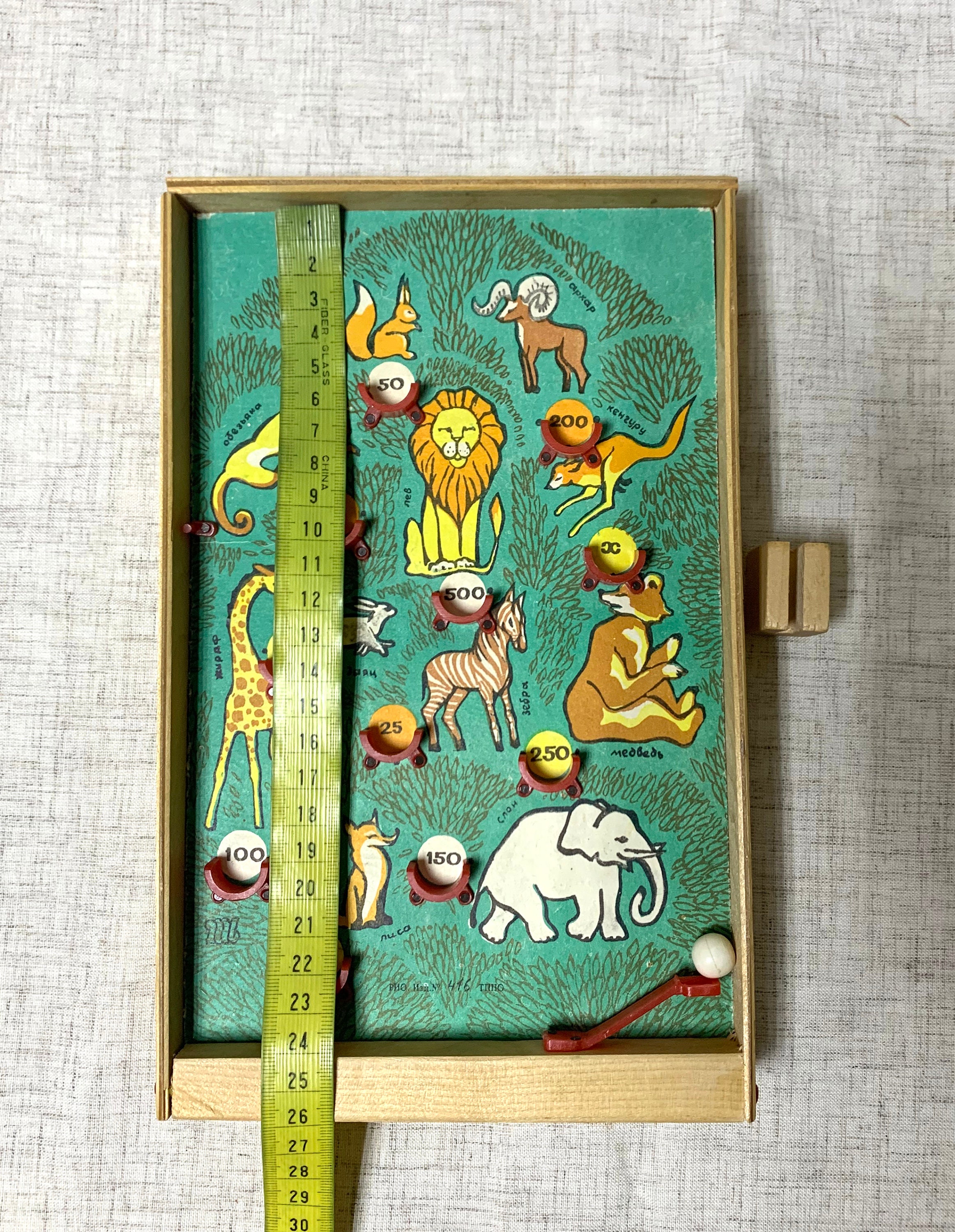 Vintage Soviet Board Game,soviet Game, Ussr Game, Old Toy, Wooden Game ...