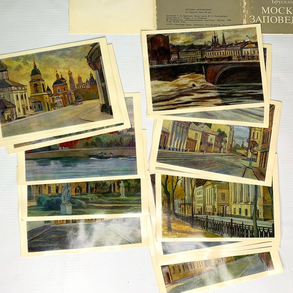 Russian Postcards - Etsy