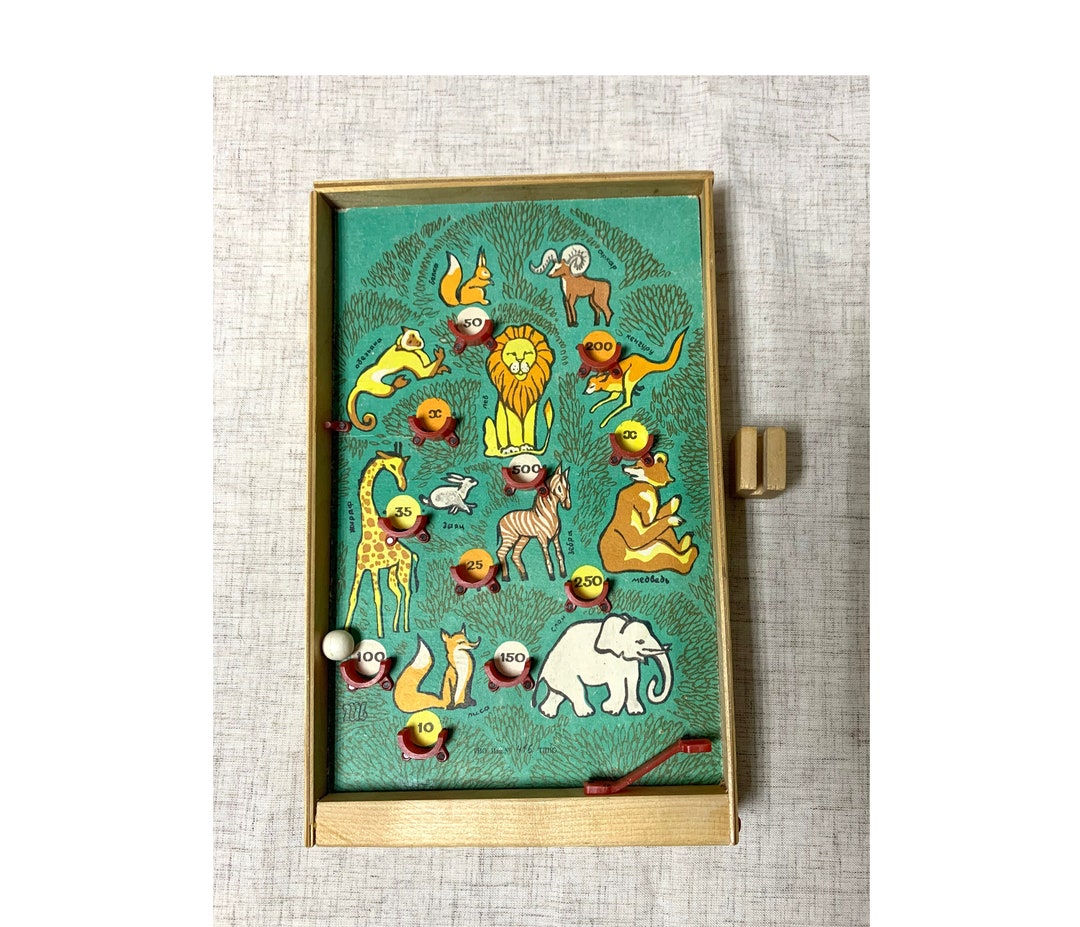 Vintage Soviet Board Game,soviet Game, Ussr Game, Old Toy, Wooden Game ...