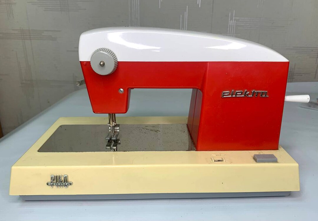 Soviet Era Girls Toys, Vintage Children's Sewing Machine piko Mechanik ...