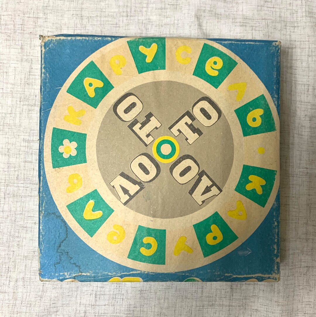 Vintage Soviet Board Game,soviet Game, Ussr Game, Old Toy, Old Board ...