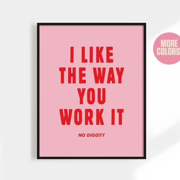 The Way You Work It - Etsy