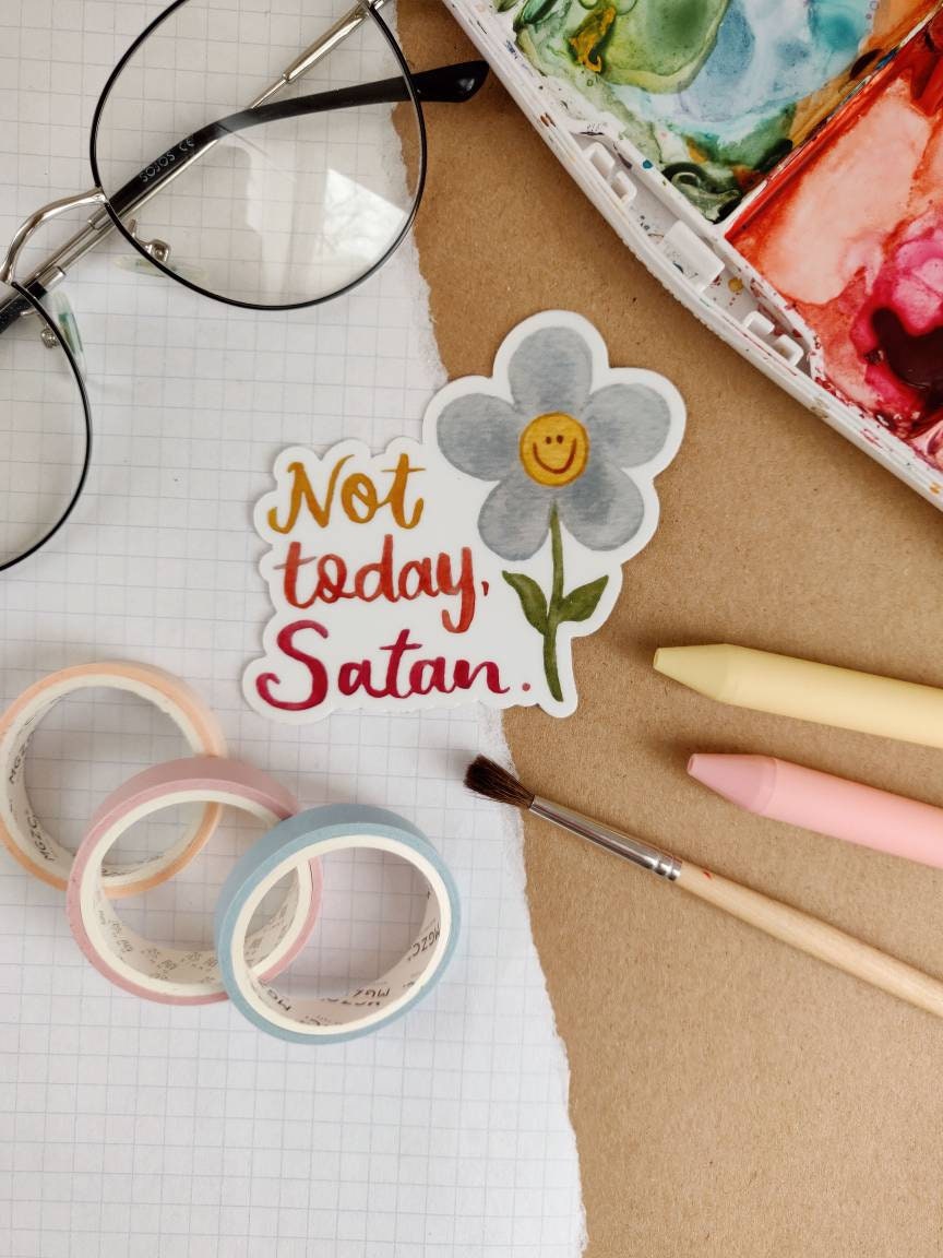 Sassy Flower Sticker Etsy