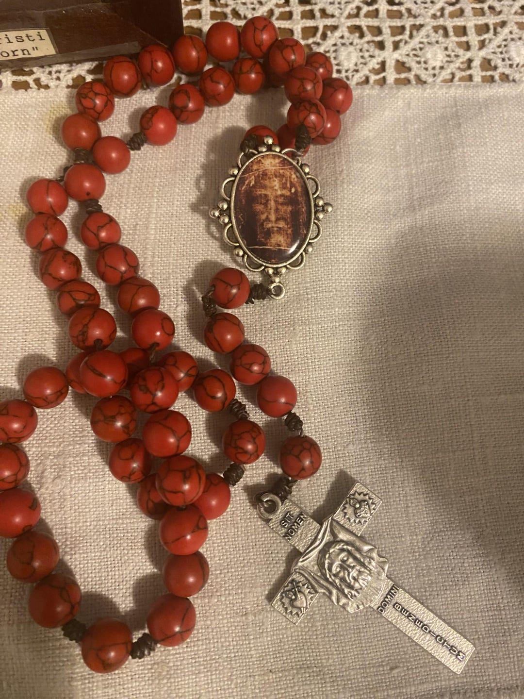 Rosary of the Holy Face of Jesus – Inspired by the Shroud of Turin ...