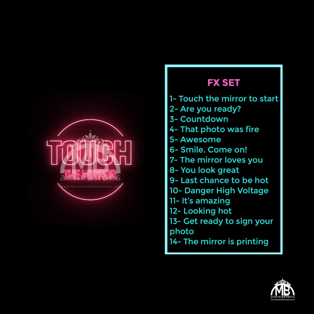 FX Set Mirror Booth Animations. FX Set Photobooth Mirror Booth ...