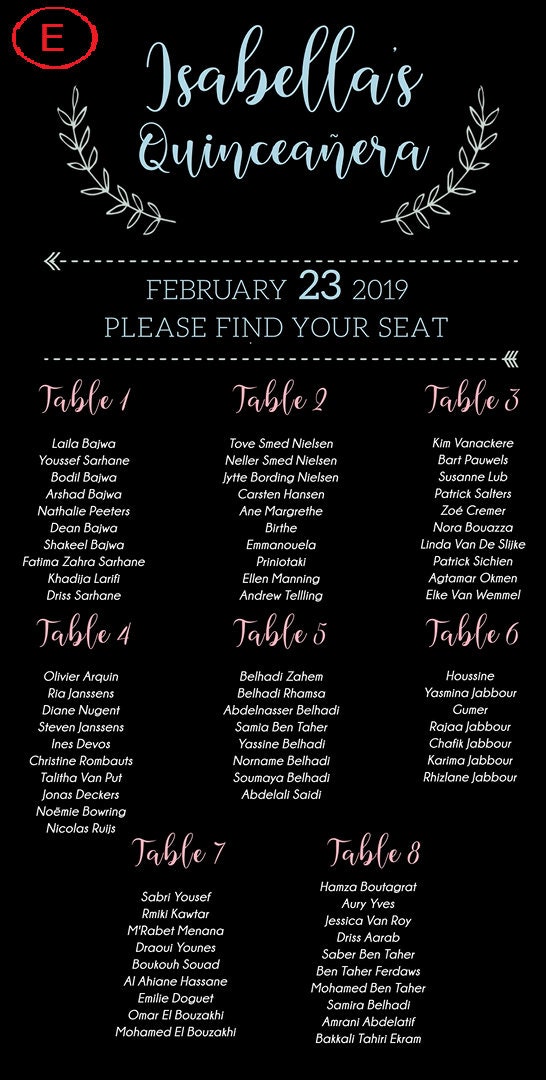 Photobooth Table Plan Personalized Customizable Photo Booth Template ...