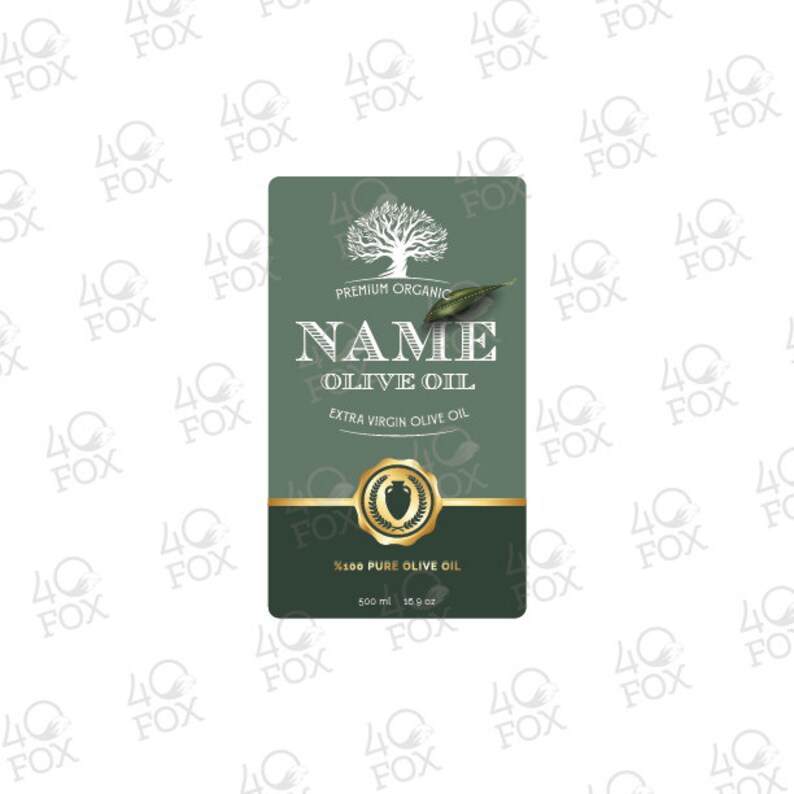 Label Design, Packaging Design, Custom Labels, Olive Oil Label Design ...