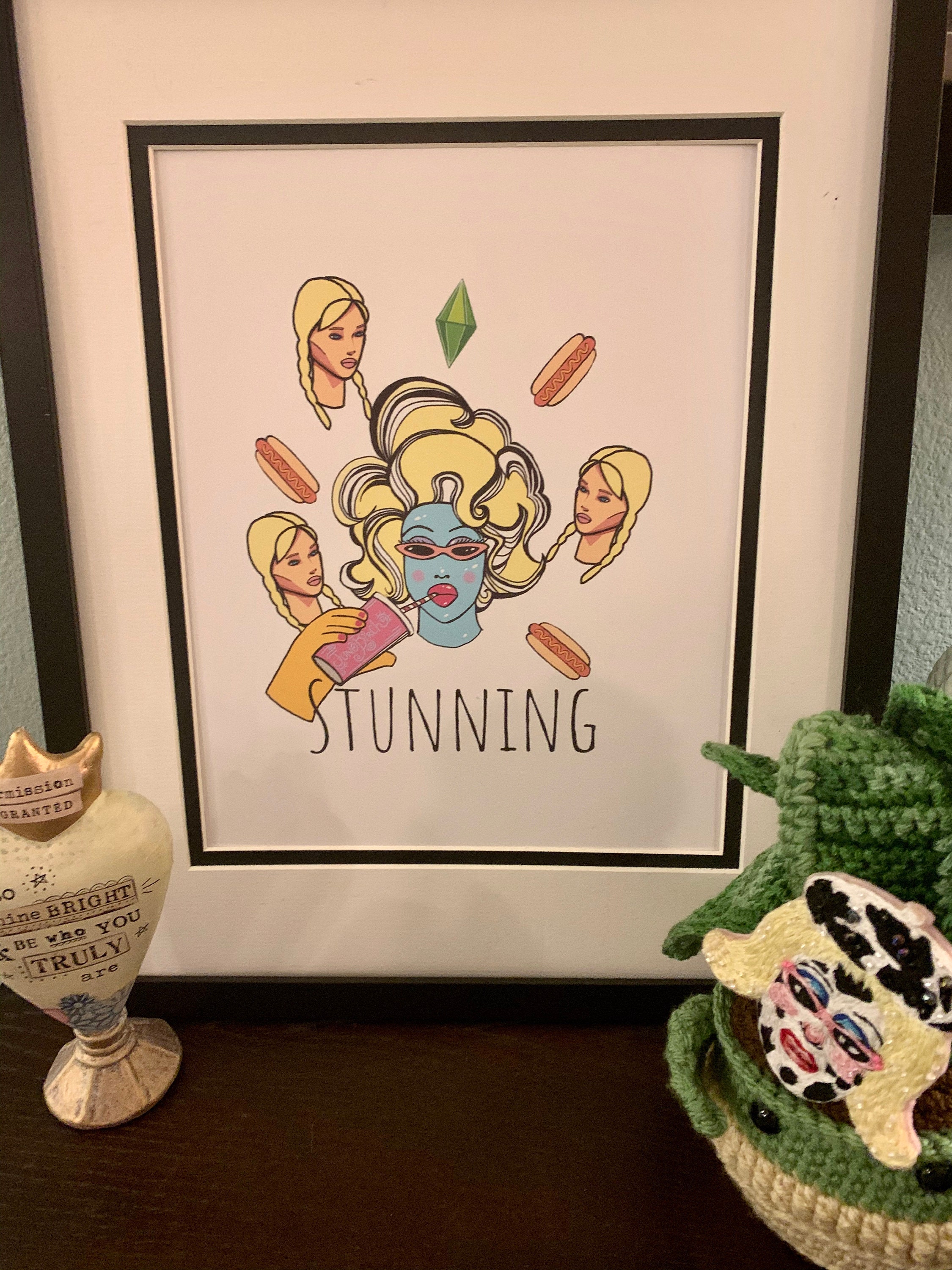 Juno Birch Sims DIGITAL ART Drag Trans Fan Art Print & - Etsy