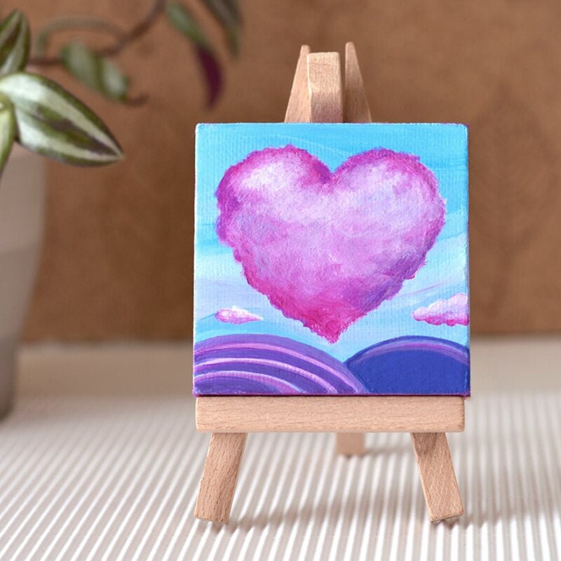 Heart Paintings - Etsy