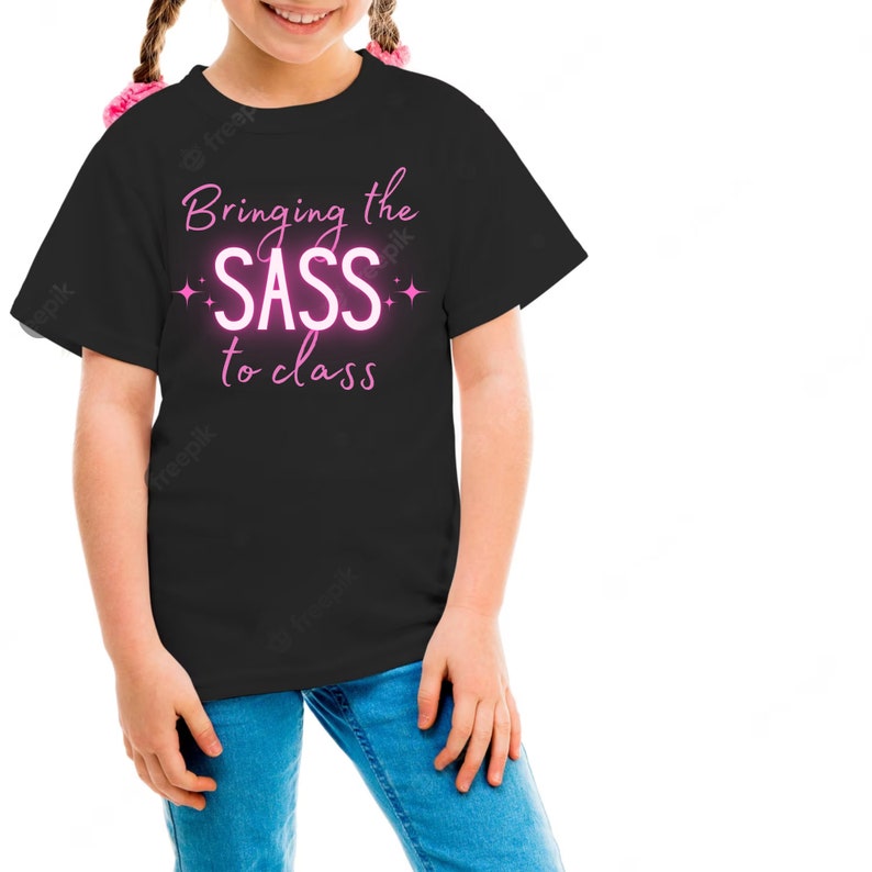 Empower Your Style: Sassy Back-to-school Girls Tee for Confident ...