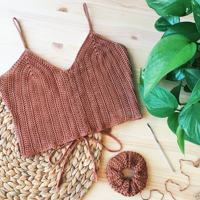 Crochet Top PATTERN Adjustable Crop Top Easy Crochet - Etsy