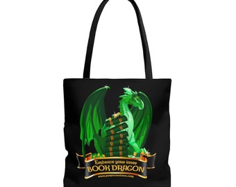 Dragon Book Bag - Etsy