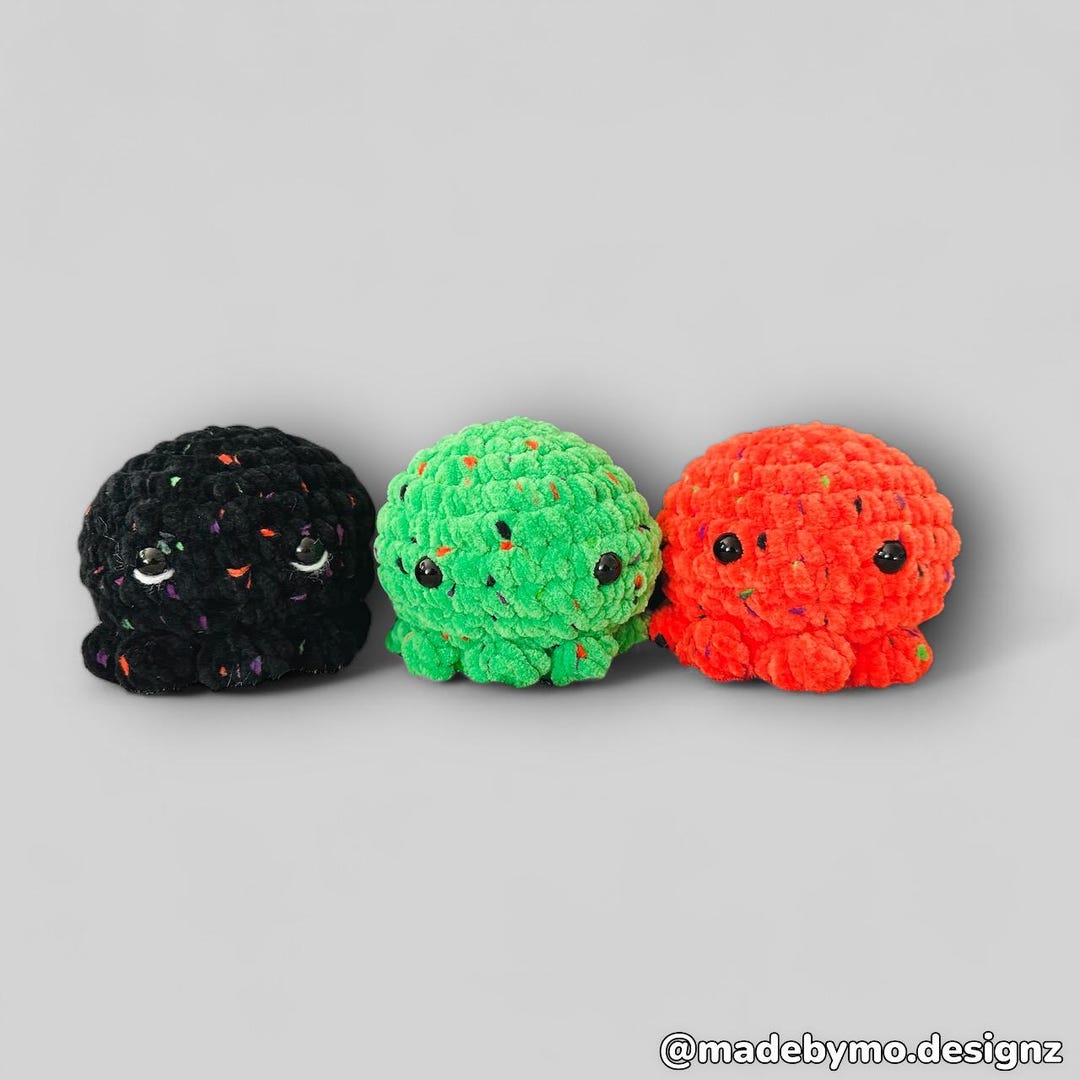 LIMITED EDITION Halloween Emotional Support Octo Stress Buddies ...