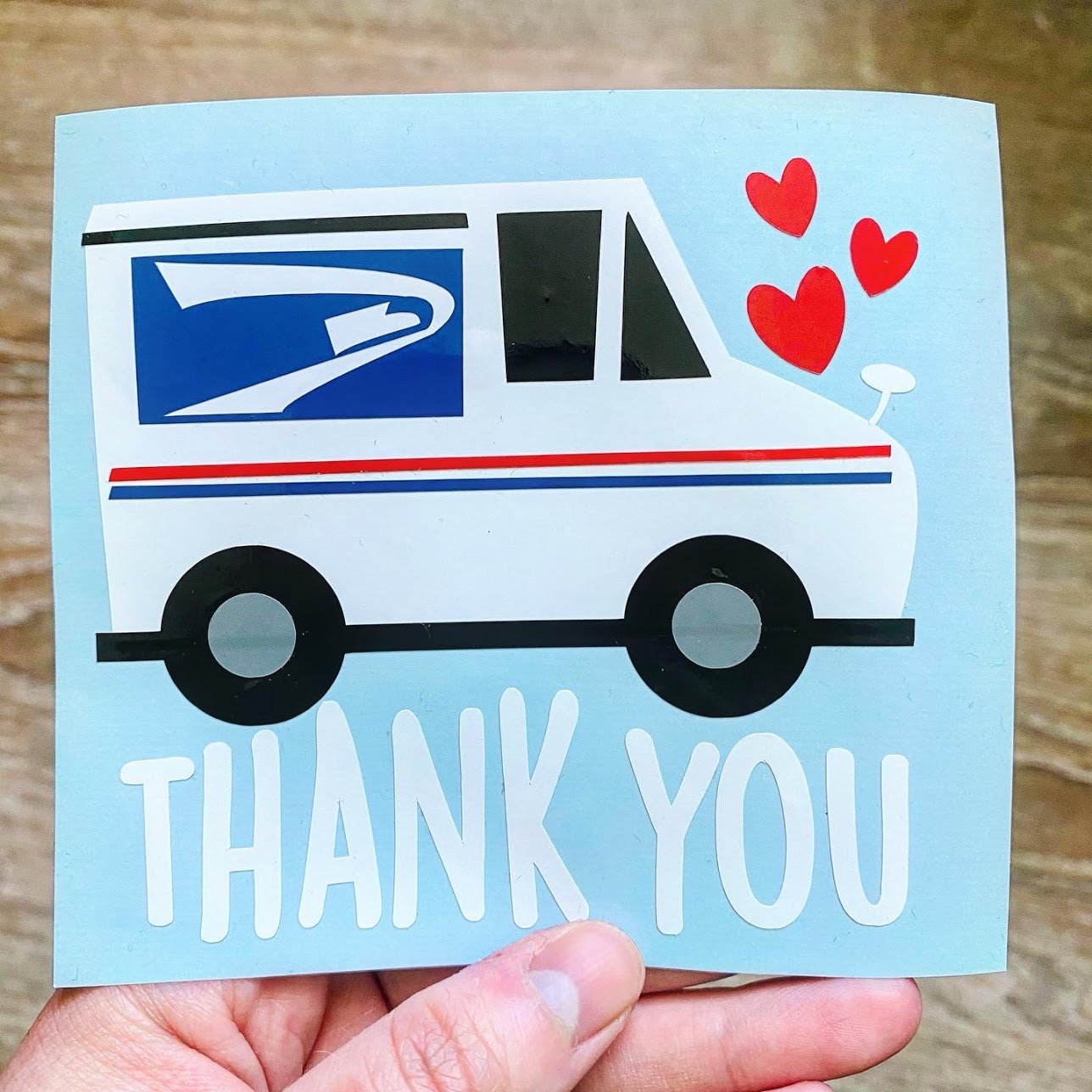 Thank You Mailbox Decal | Thank You USPS Decal | USPS Decal | Mailbox ...