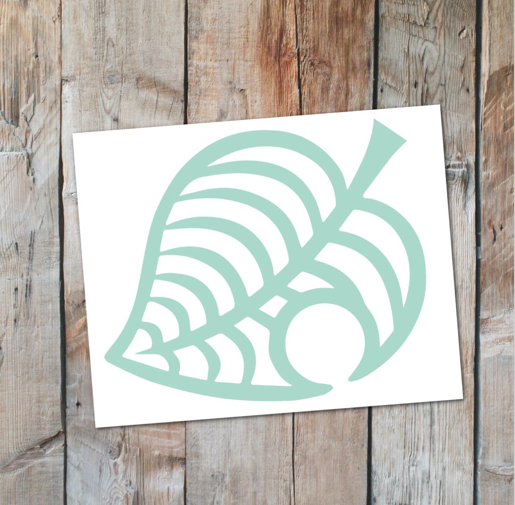 ACNH Leaf Vinyl Decal ACNH Vinyl Decal Animal Crossing - Etsy UK